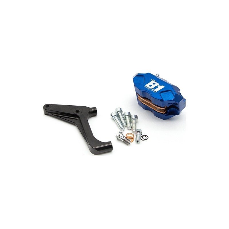 Remklauw 8.1 Hurricane + adapter Piaggio Zip (voorrem)