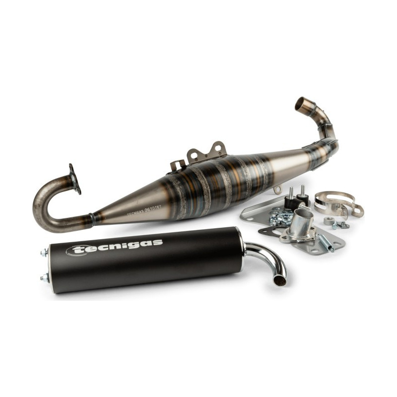 Uitlaat Tecnigas RS-2 Piaggio / Gilera 125cc 180cc 2T