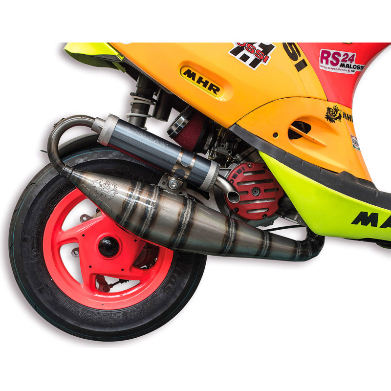 Uitlaat MALOSSI MHR Team 3, Testa Rossa, RC-One Ø52mm- Piaggio 2-stroke