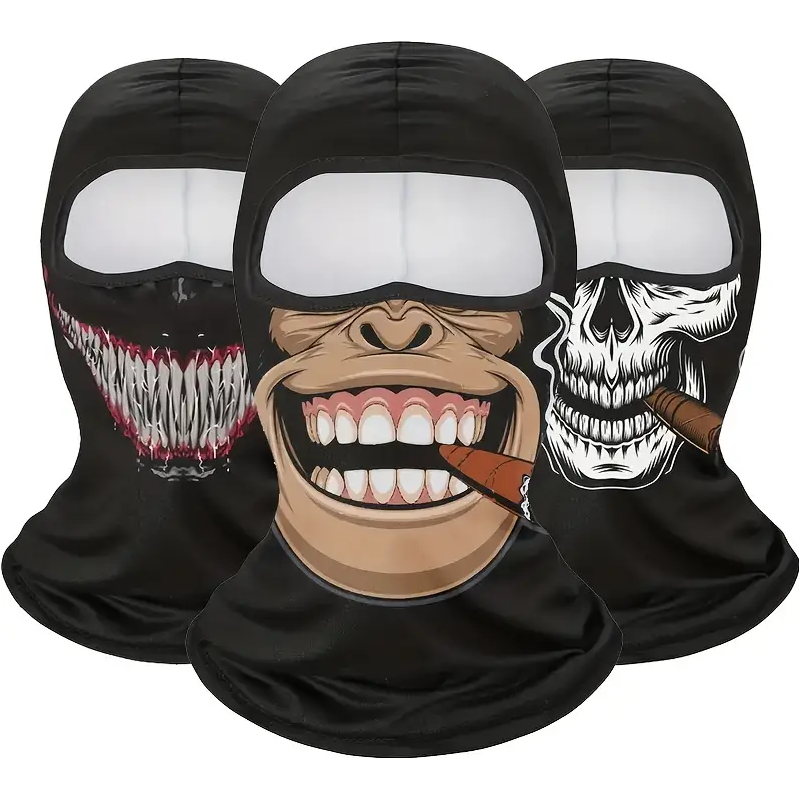 Bivak Muts - Balaclava - Schedelmasker met sigaar