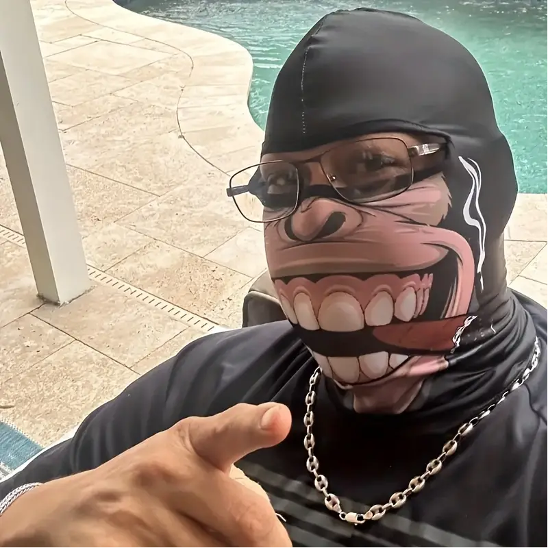 Bivak Muts - Balaclava - Schedelmasker met sigaar