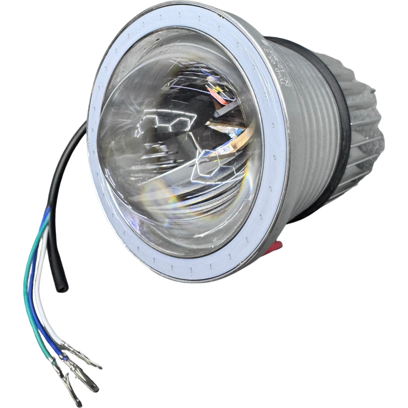 Angel Eye Blauw/Rood | Piaggio Zip| incl. OEM koplampglas en reflector